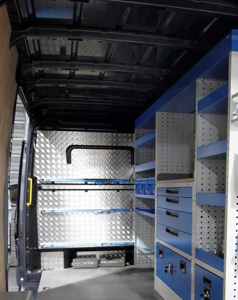 Volkswagen Crafter Racking Engineering | Van Racking Solutions