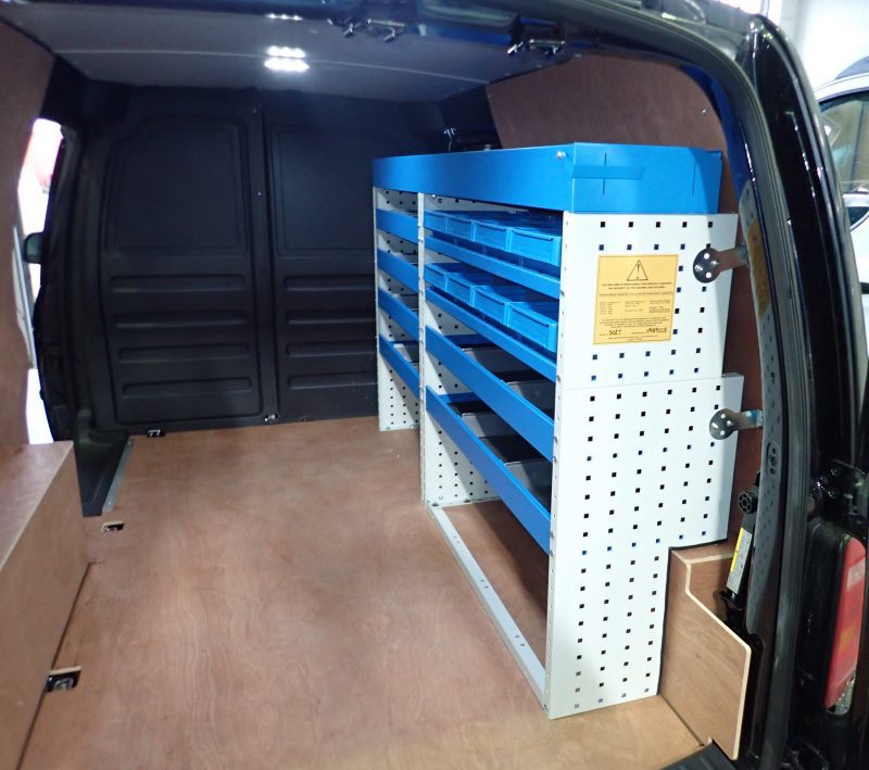 Volkswagen Caddy Racking Catering Van | Van Racking Solutions