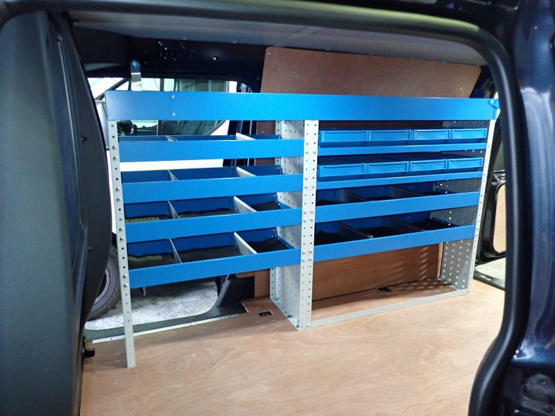 Volkswagen Caddy Racking Catering Van | Van Racking Solutions