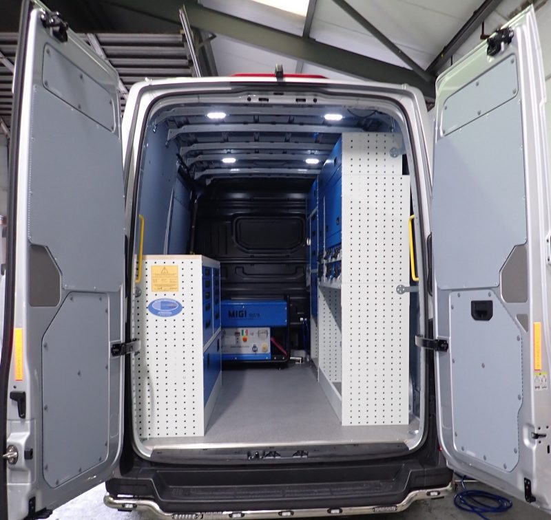 MAN TGE Racking for Recovery Van | Van Racking Solutions