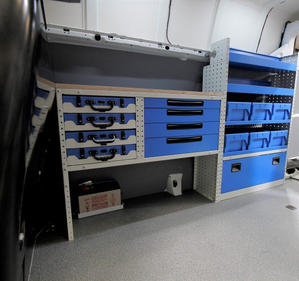 VW Transporter Racking Service Van | Van Racking Solutions