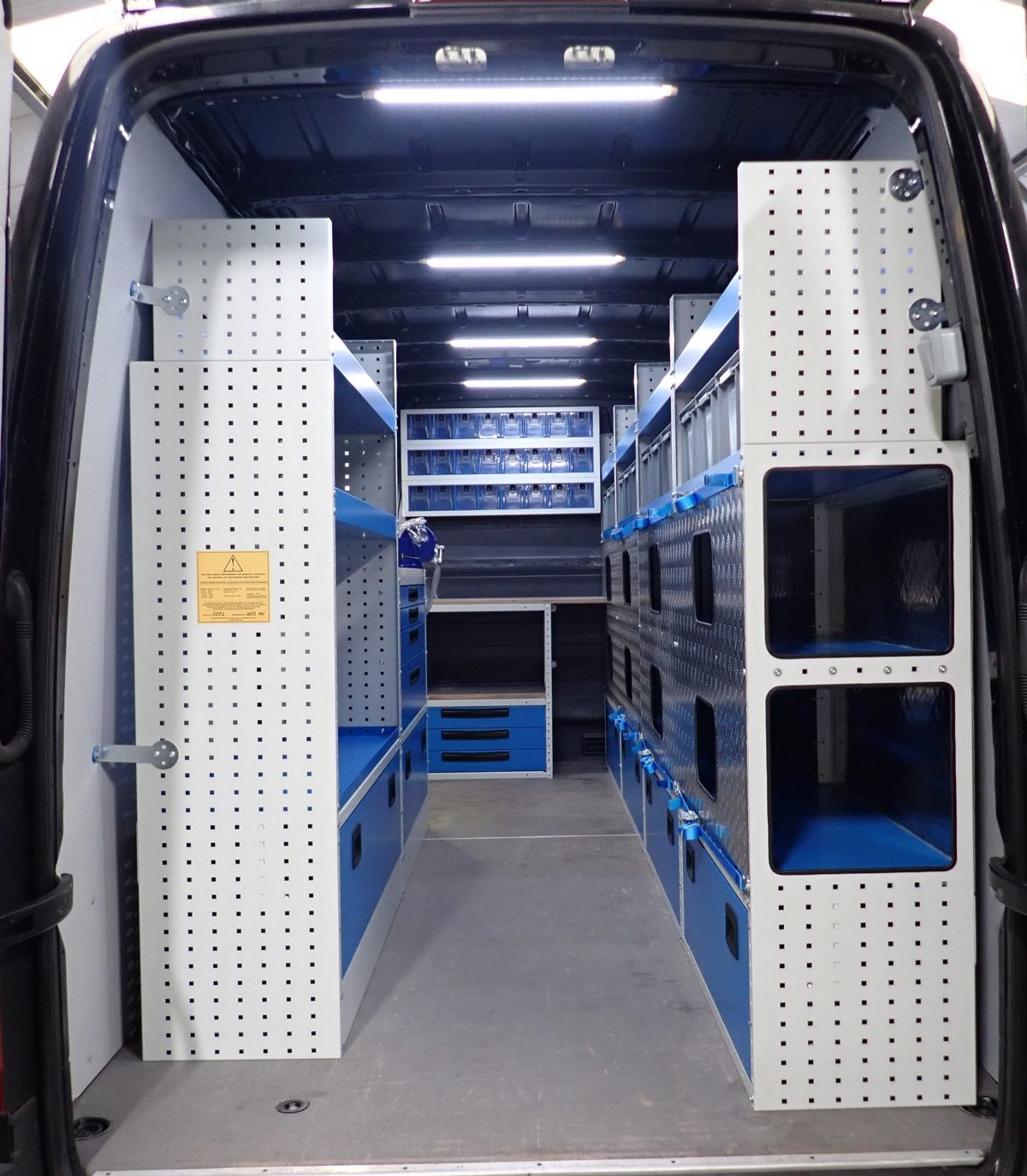 Mercedes Sprinter Racking Racing Support | Van Racking Solutions