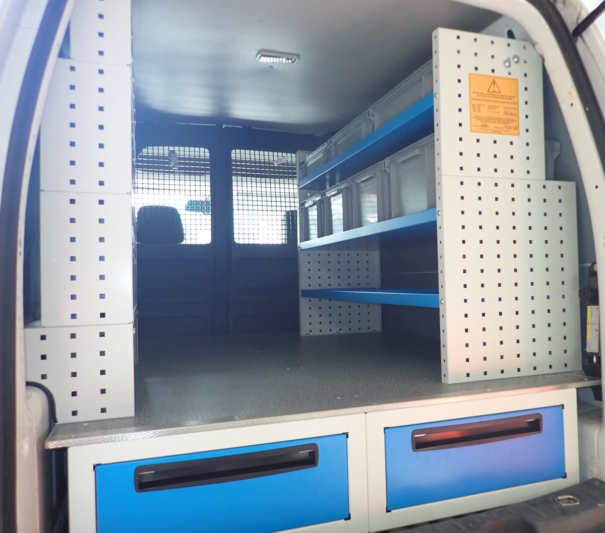 Volkswagen Caddy Van Racking Heating Engineer | Van Racking Solutions
