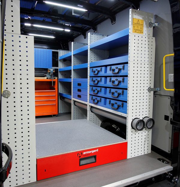 MAN TGE Van Racking For Plumbing and Heating