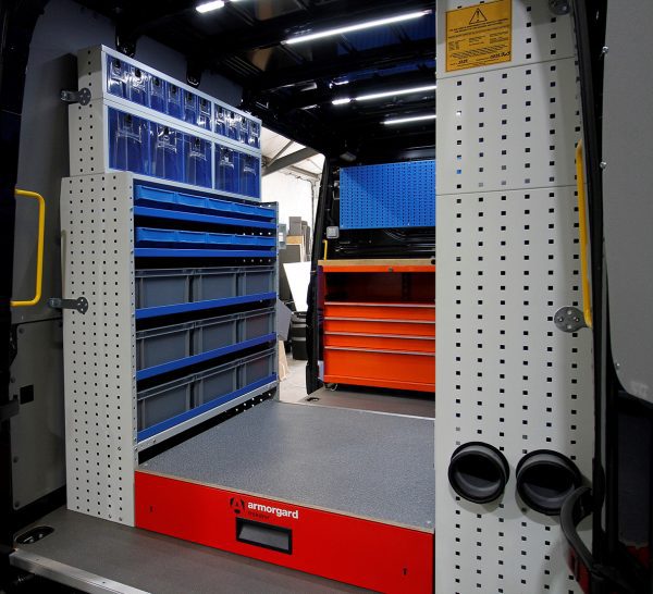 MAN TGE Van Racking For Plumbing and Heating