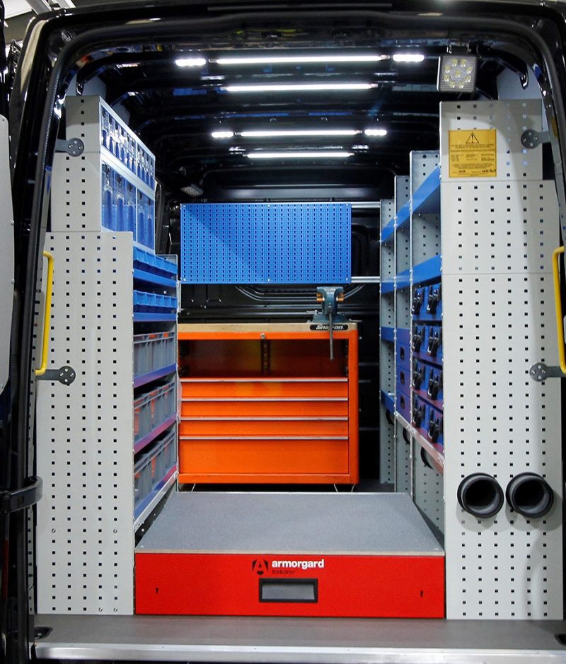 MAN TGE Van Racking For Plumbing and Heating