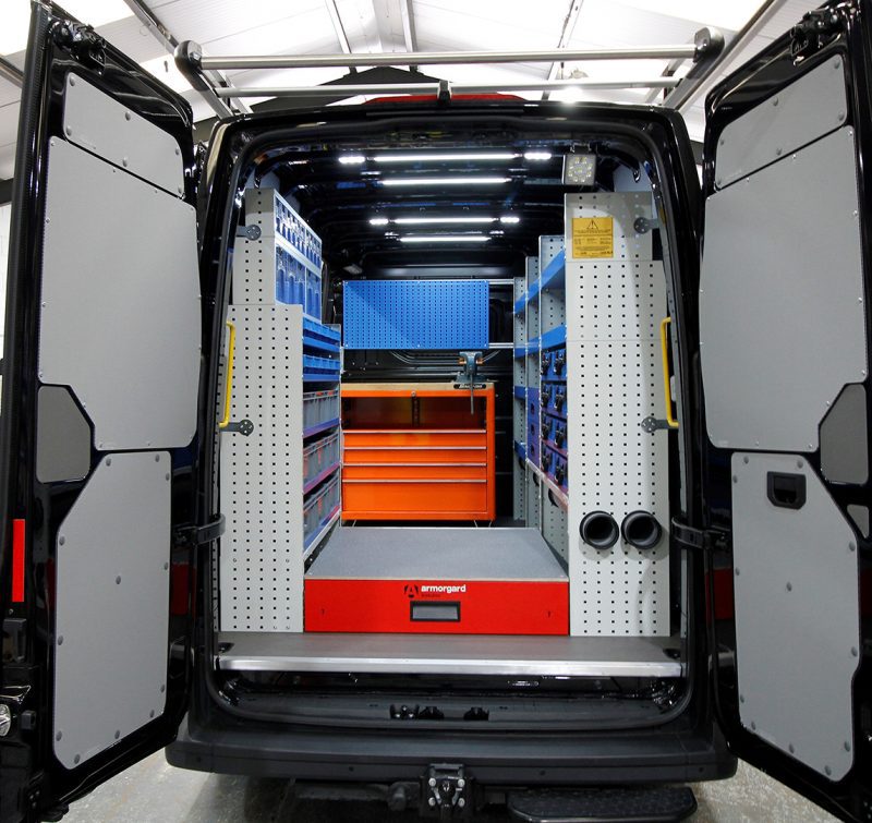 MAN TGE Van Racking For Plumbing and Heating