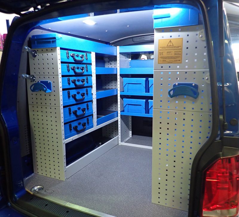 VW Transporter Kombi Racking For Plumbing