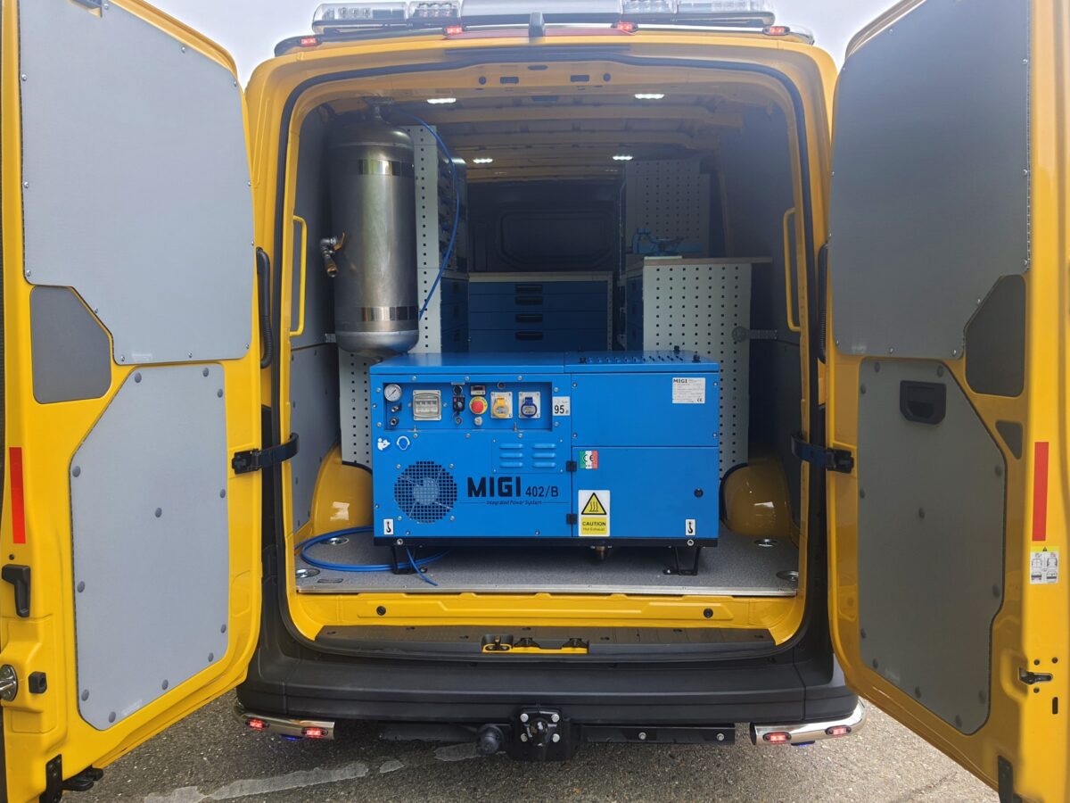 MAN Roadside Assist Van Racking | Van Racking Solutions