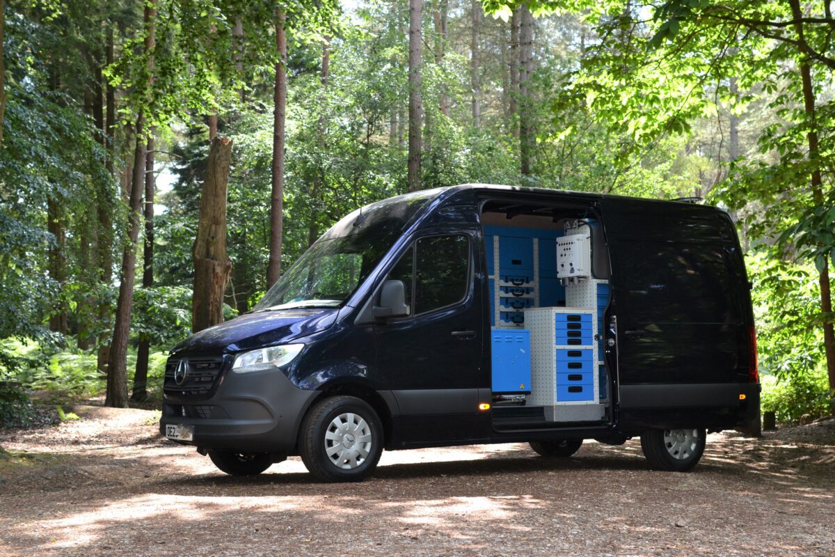 Mercedes Sprinter Racking Breakdown Van | Van Racking Solutions