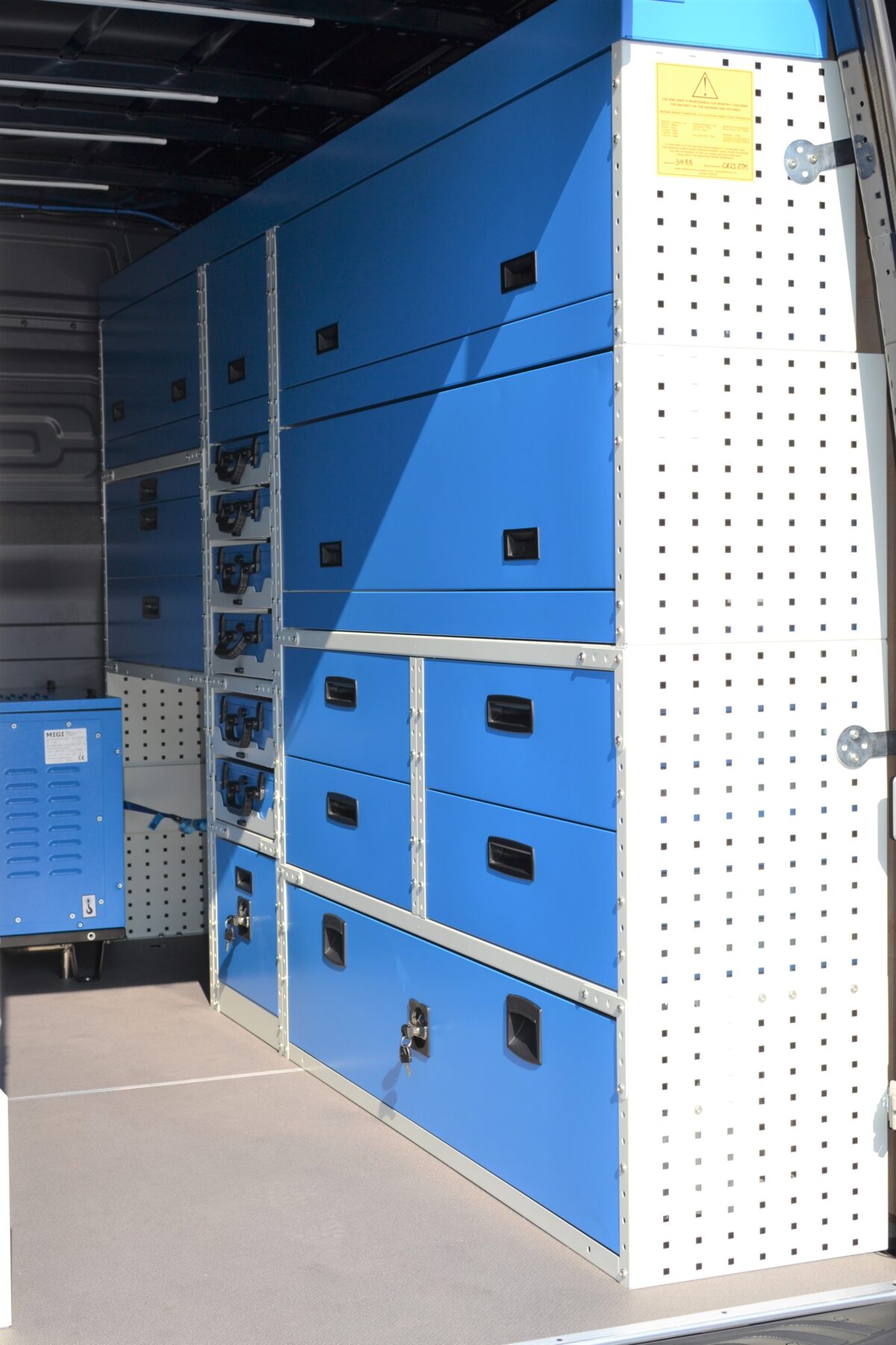Mercedes Sprinter Racking Breakdown Van | Van Racking Solutions