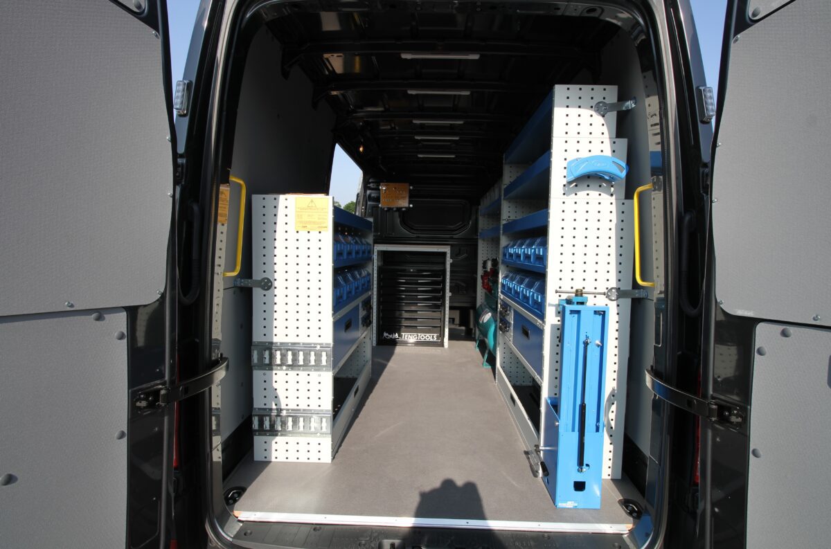 VW Crafter Modular Racking | Van Racking Solutions