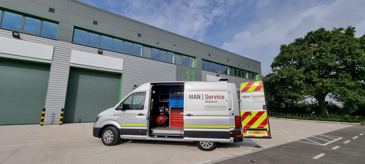 MAN Service Van Racking System | Van Racking Solutions